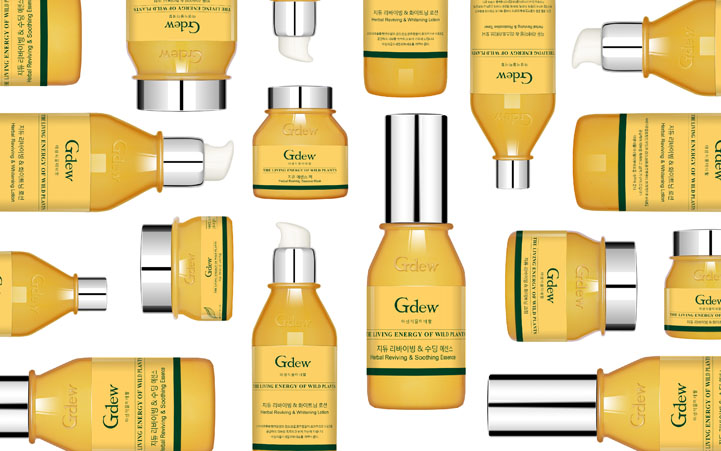 韩国GDEW奇缔化妆品品牌海报-梅花网